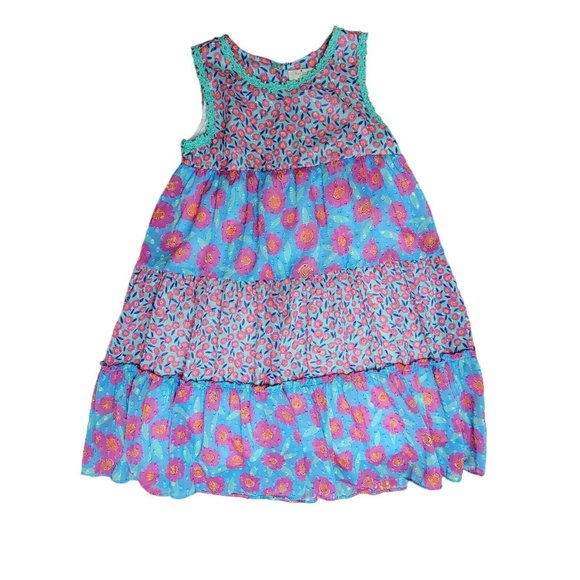 kate spade | Dresses | Kate Spade Girls Floral Chiffon Trapeze Dress ...